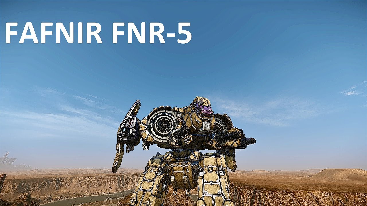 Why so wide. Fafnir FNR-5. MechWarrior Online (MWO). - YouTube