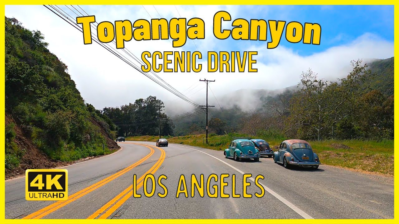 Driving Entire Topanga Canyon - Malibu to PCH - Scenic Drive | Los ...