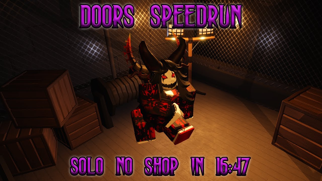 Roblox Doors speedrun | Solo no shop 16:47 - YouTube