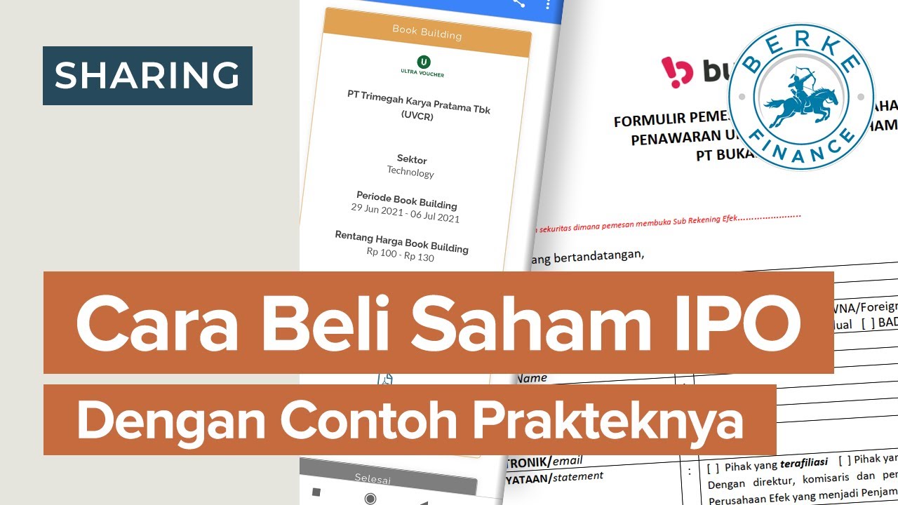 Cara Beli Saham IPO (Dengan Contoh Prakteknya) - YouTube