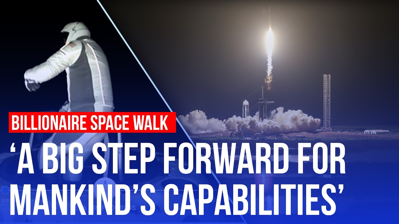 Billionaire completes first commercial space walk in 'exciting step ...
