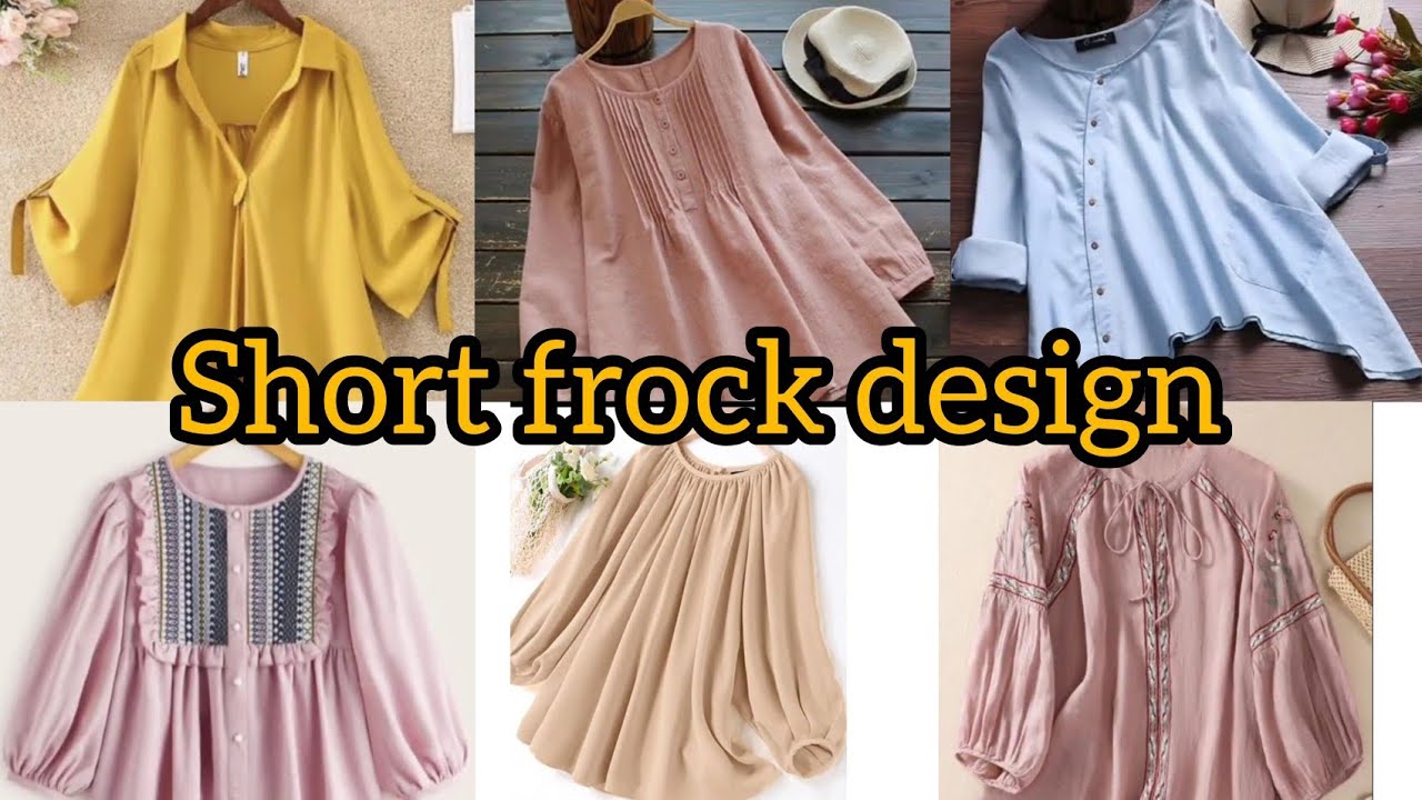 Latest Elegant Frock designs 2024 | Beautiful Short Frock designing ...
