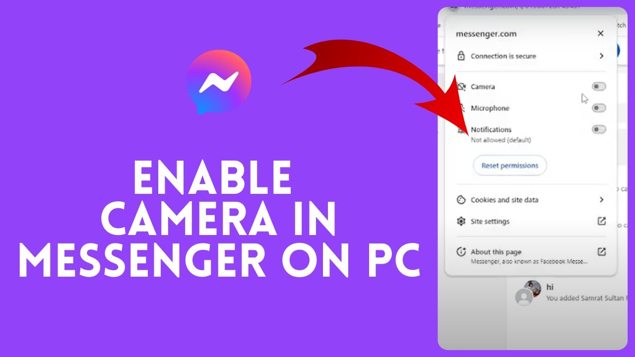 How to Enable Camera in Messenger on PC 2024? - YouTube