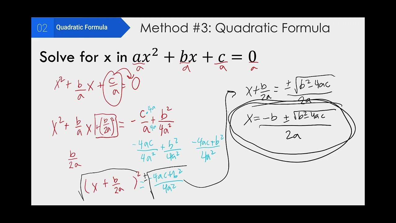 Quadratics Training- Quadratic Formula - YouTube