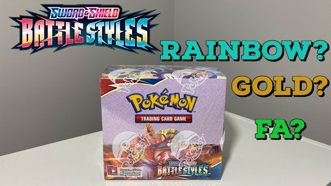 Pokemon Battle Styles Booster Box Opening - YouTube
