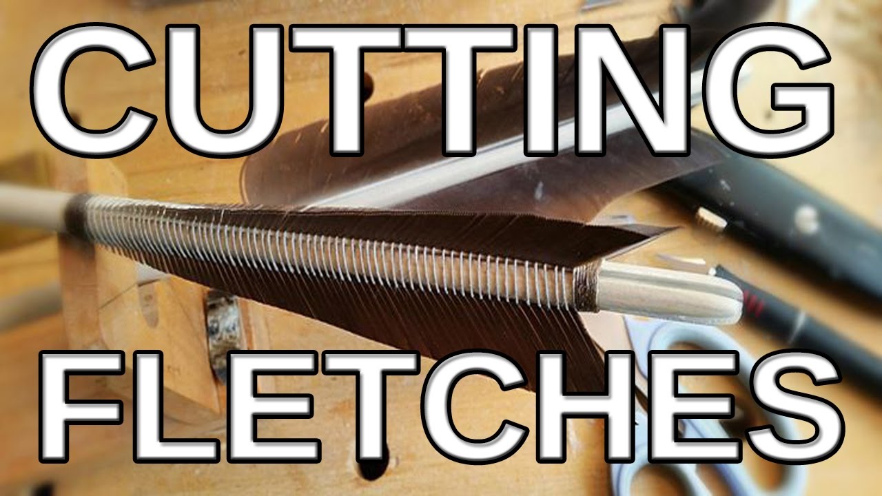 How to make Medieval Arrows, Facebook live streaming Cutting Fletches ...