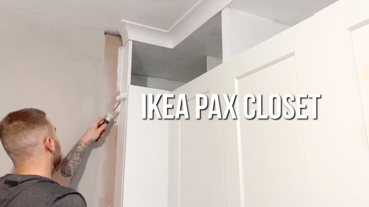 Built In IKEA PAX Wardrobe Hack | **EASY** DIY BUILT IN - YouTube