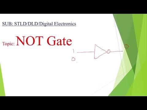 NOT Gate, Inverter, NOT Gate Symbol, NOT gate truth table, STLD, DLD ...