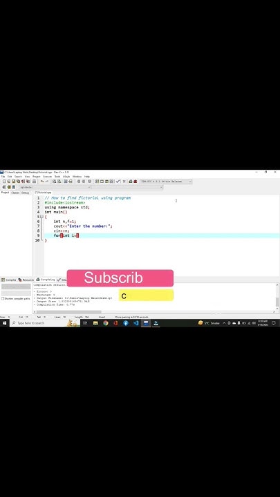 #programming #programmer #shorts #shortsvideo #program #coding #c++ - YouTube