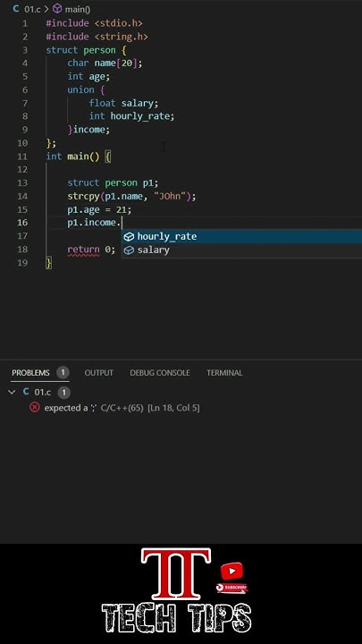 "Using Union within Structure in C Language for Efficient Memory ...