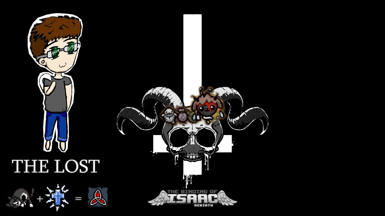 The Binding of Isaac Rebirth - Lost [Holy Mantle + Dead Cat] - YouTube