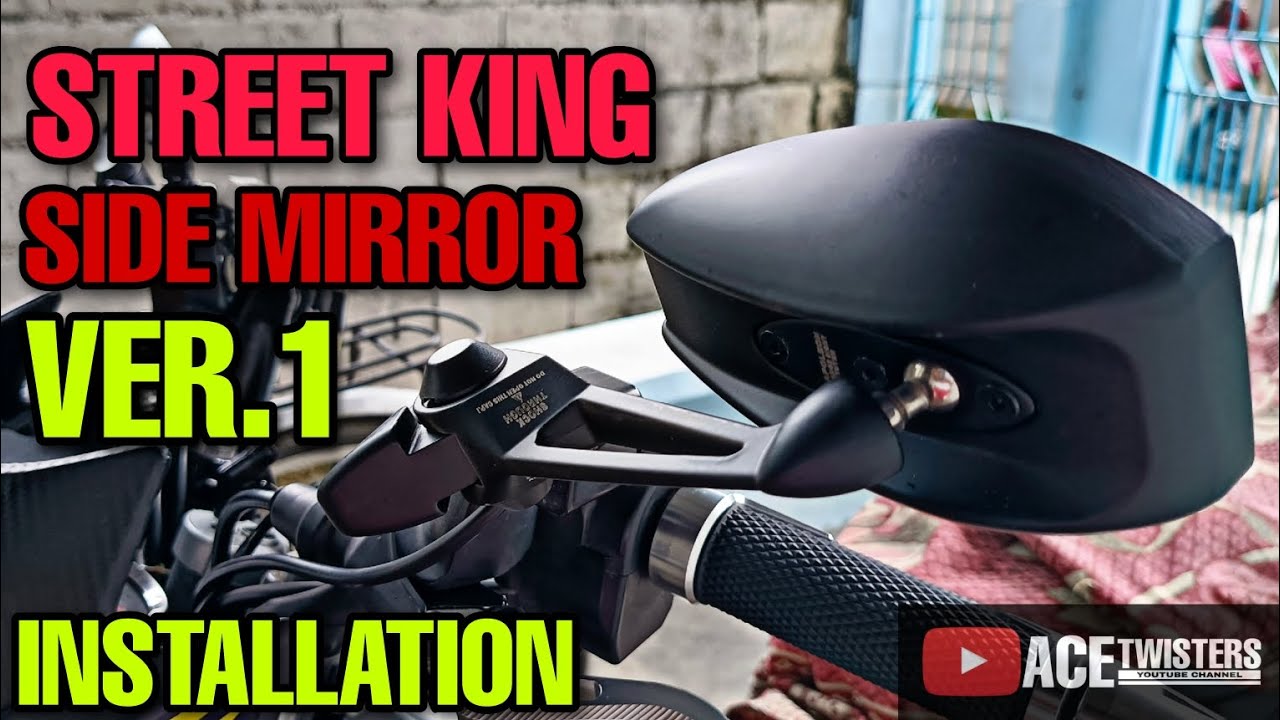 VLOG#134 Streetking side mirror for Raider 150 || Streetking side ...
