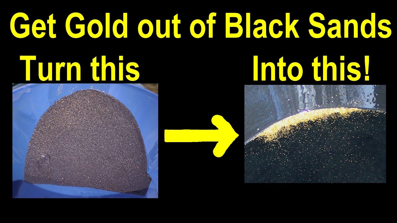 STOP Losing Gold in Black Sand and Get Rich Instead! - YouTube