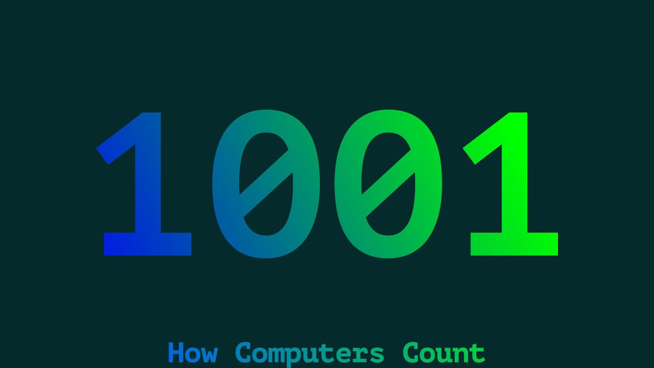 How do computers count? - YouTube