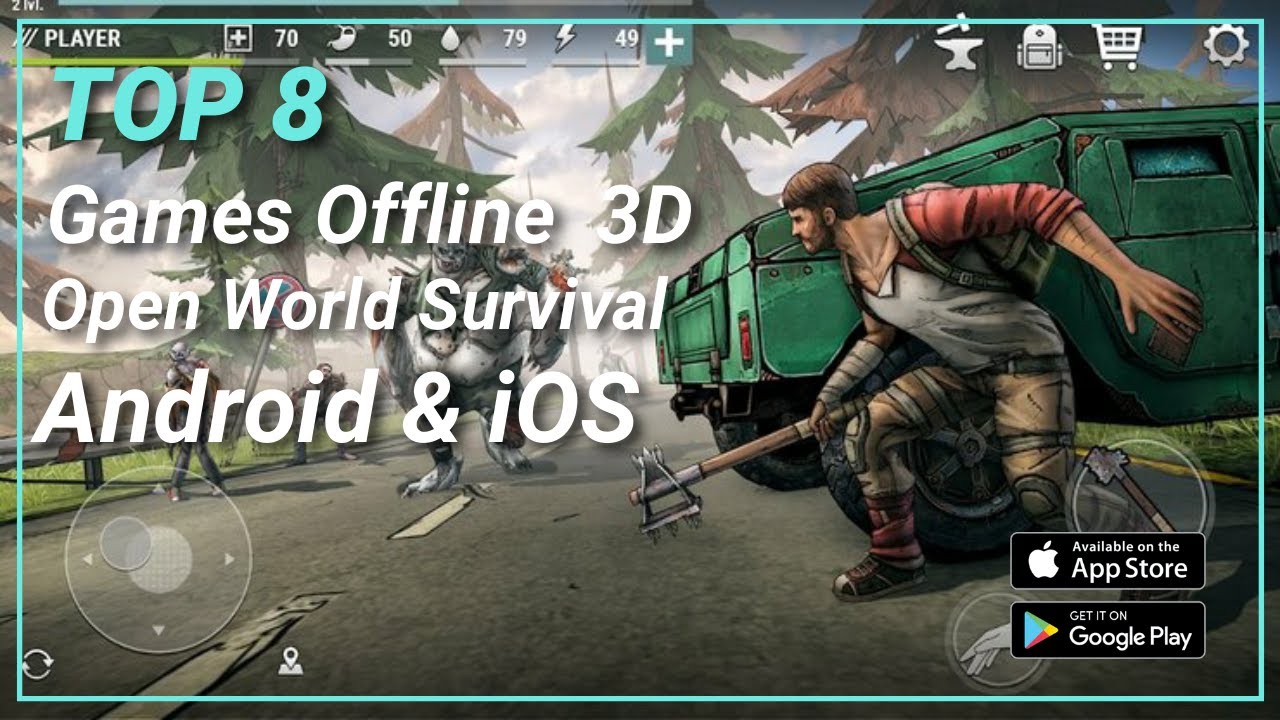 Top 8 Games Offline 3D Open World Survival for Android & iOS 2023 - YouTube