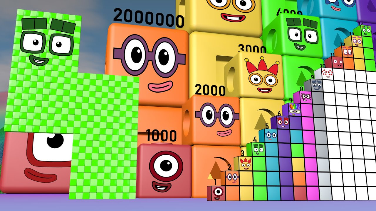 Numberblocks New Puzzle Step Squad 400 400,000 400,000,000 MILLION ...
