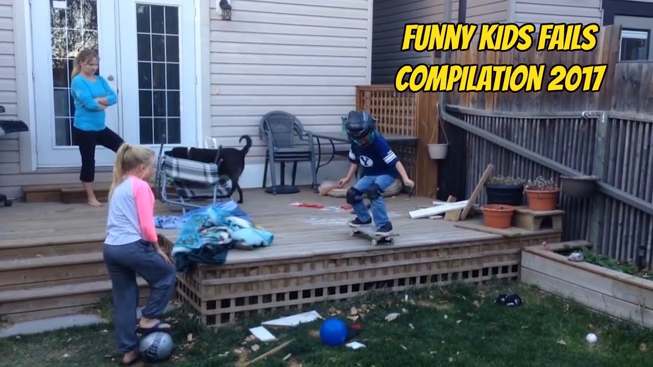 Funny Kids Fails Compilation 2017 | WTF Moments - YouTube