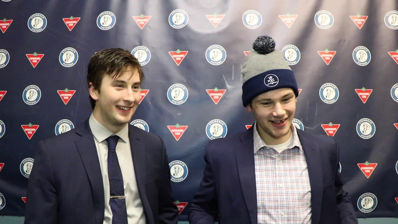 Post Game | Easton Bennett + Declan Graham Dec 7 - 18 vs Winnipeg - YouTube