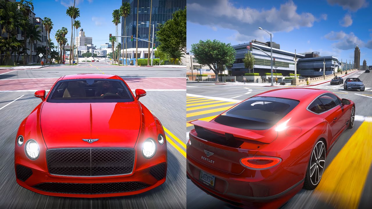 GTA V Bentley Continental GT First Edition [Add-On] Gameplay QuantV ...