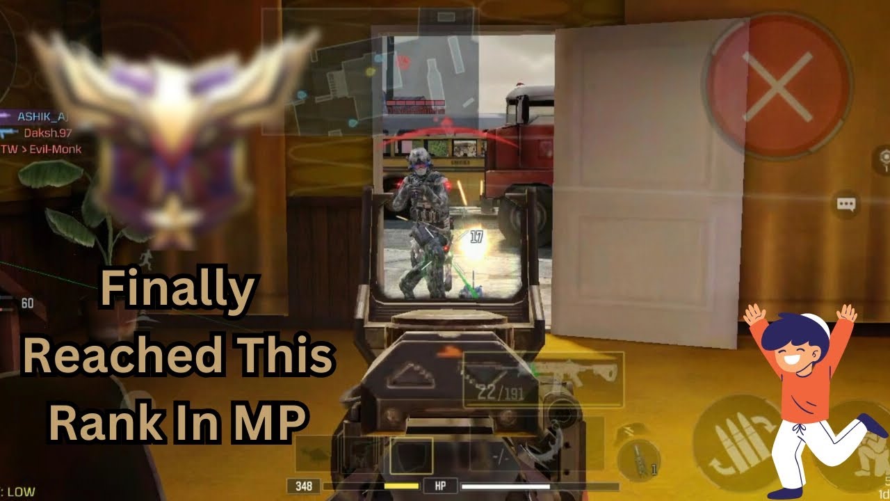 Finally Reached This Rank In MP Of Call Of Duty: Mobile 😁 - YouTube