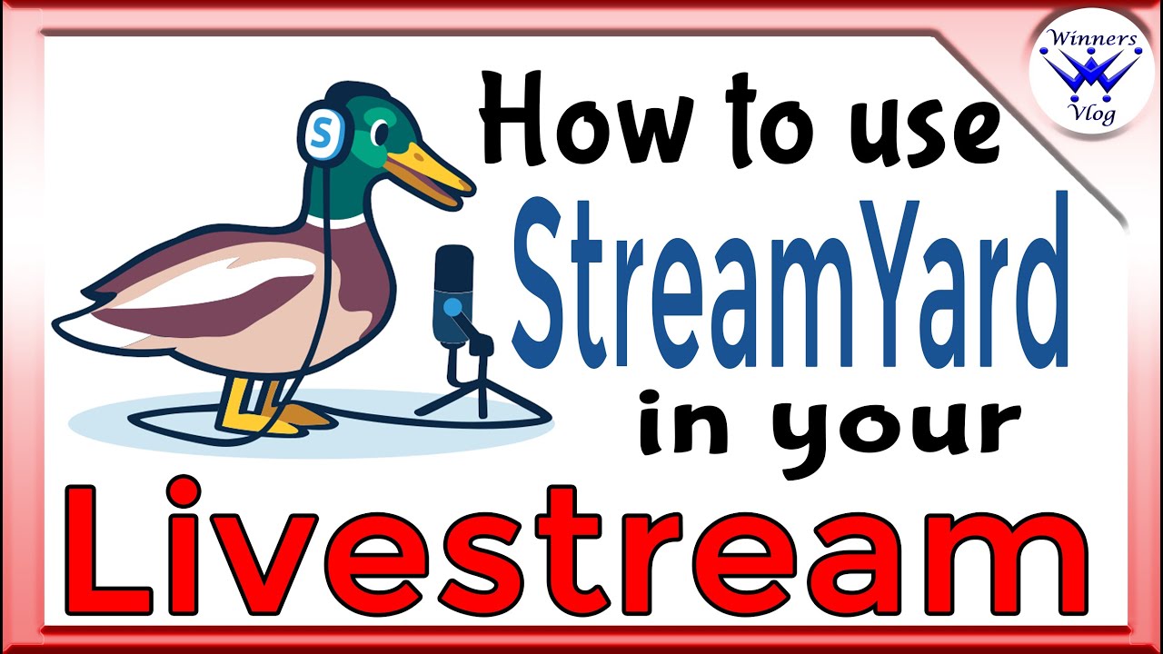 How to use StreamYard in your Livestream - YouTube