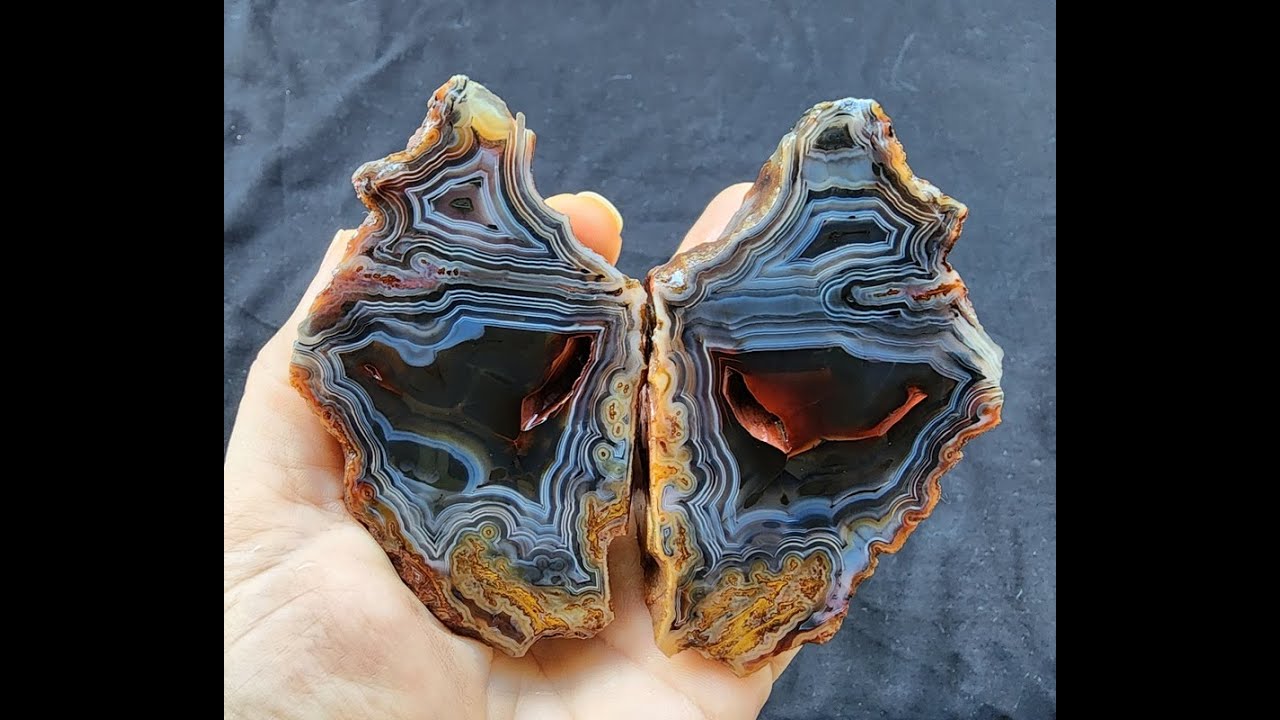 Natural Unpolished Banded & Botryoidal Agate - YouTube