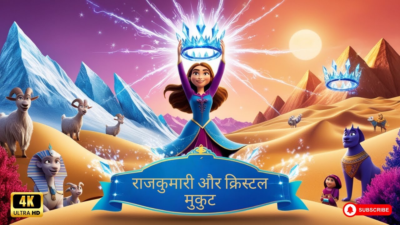 Princess Bedtime Story in Hindi |raajakumaaree aur kristal mukut | # ...