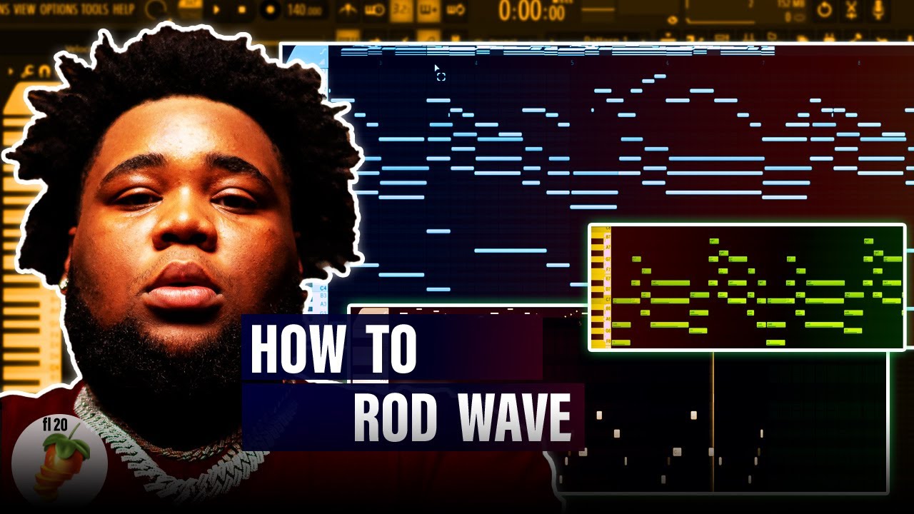Making a rod wave emo type beat from scratch | FL Studio Tutorial - YouTube