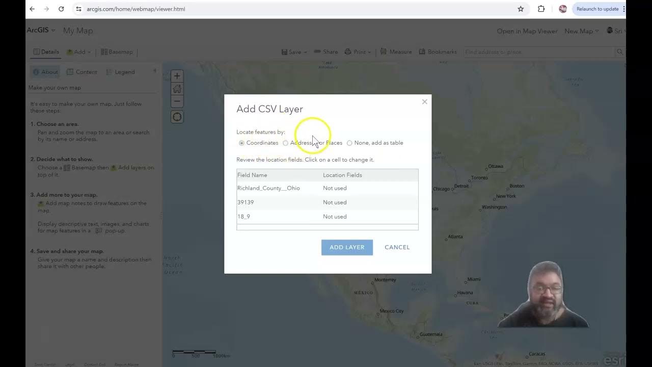 Uploading Geospatial Points - YouTube