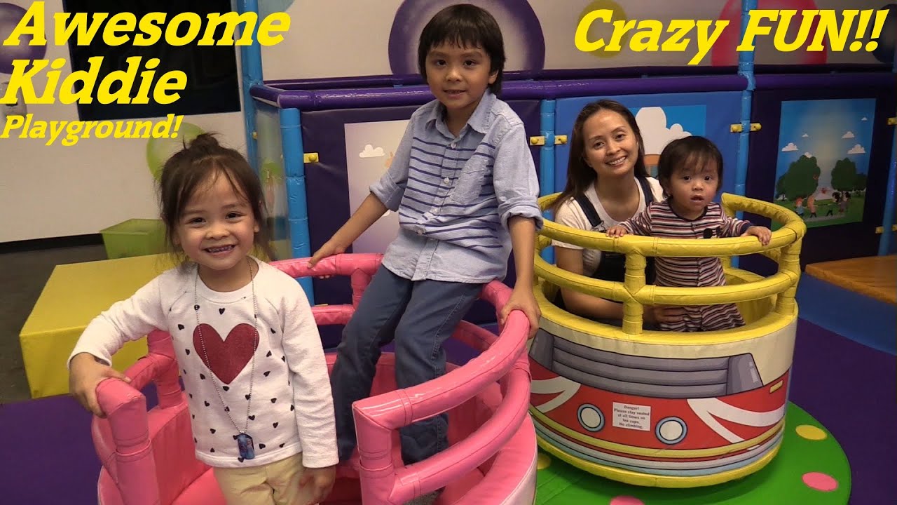 Toddlers and Children's Indoor Playground Playtime Fun! Kiddie Slide ...