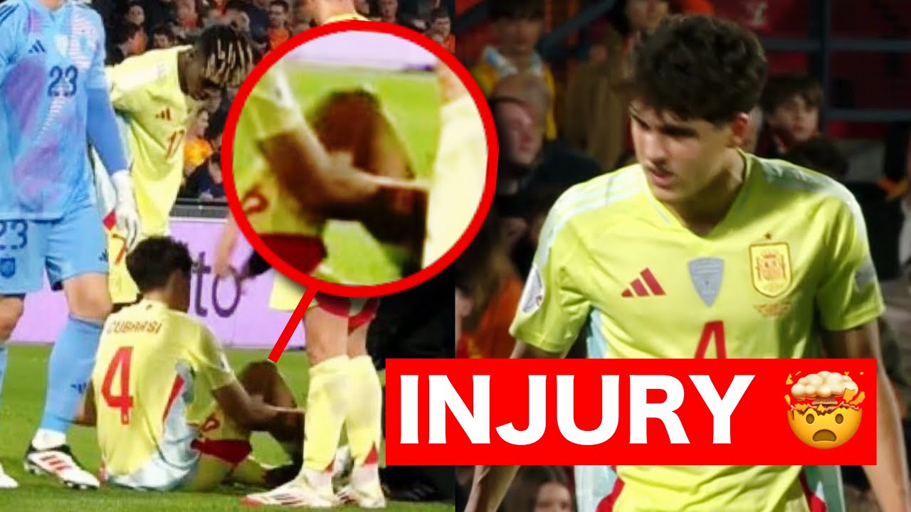 Pau Cubarsi INJURY against Netherlands 😳 - YouTube