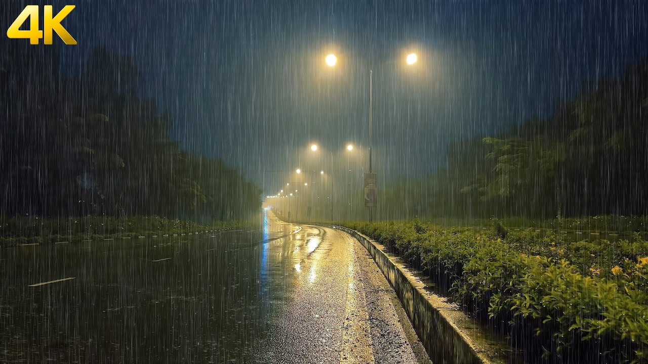 Heavy Rain and Thunder | Discover the POWER of Night Rain Sounds for a ...
