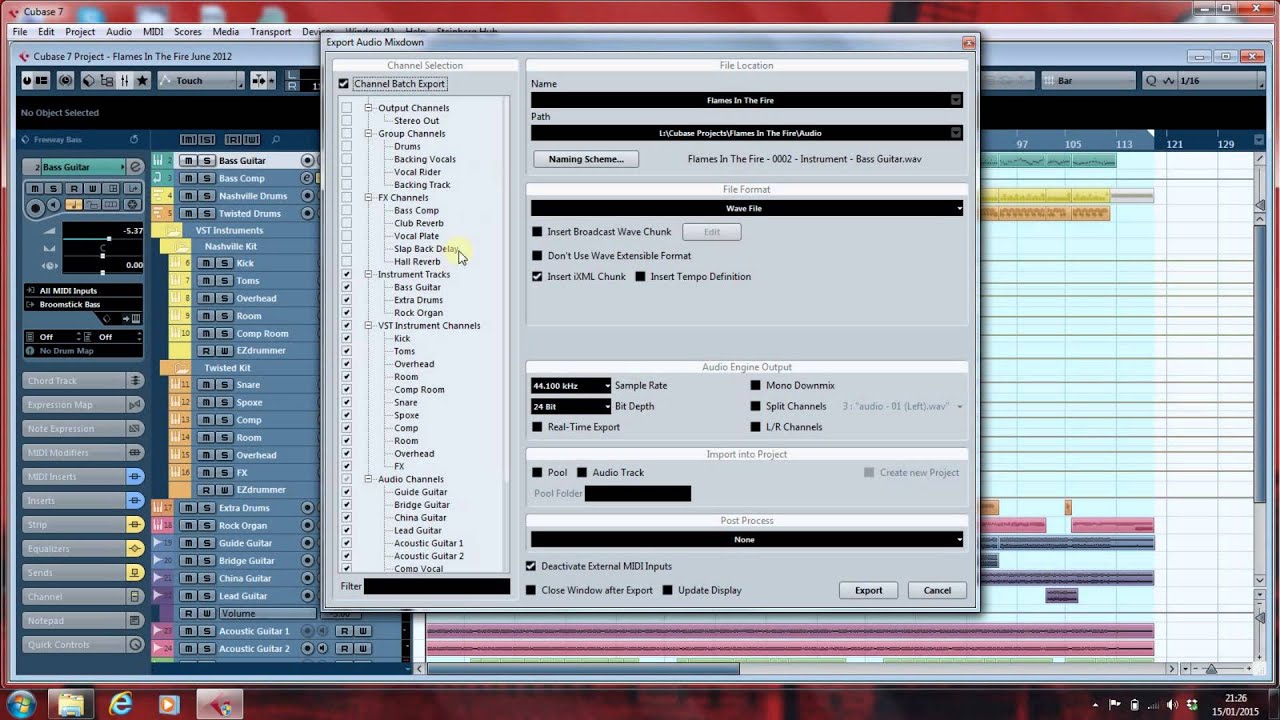 Exporting a project from your DAW - YouTube