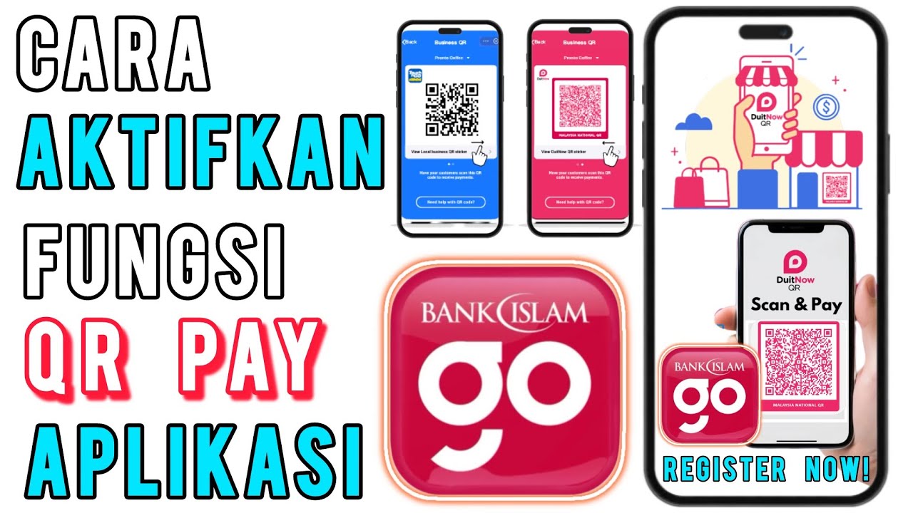 Cara Aktifkan QR Pay Bank Islam di Go Bank Islam - YouTube