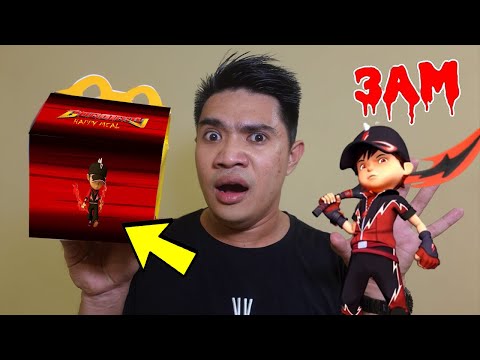 JANGAN BELI BOBOIBOY HAPPY MEAL MCDONALD'S JAM 3 PAGI | BOBOIBOY DATENG MENYERANG KAMI