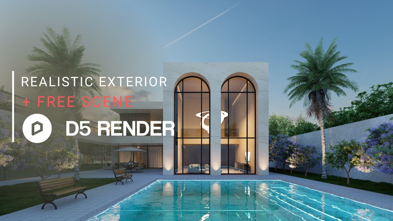 Realistic Exterior Render with D5 Render | Private House 278 ...