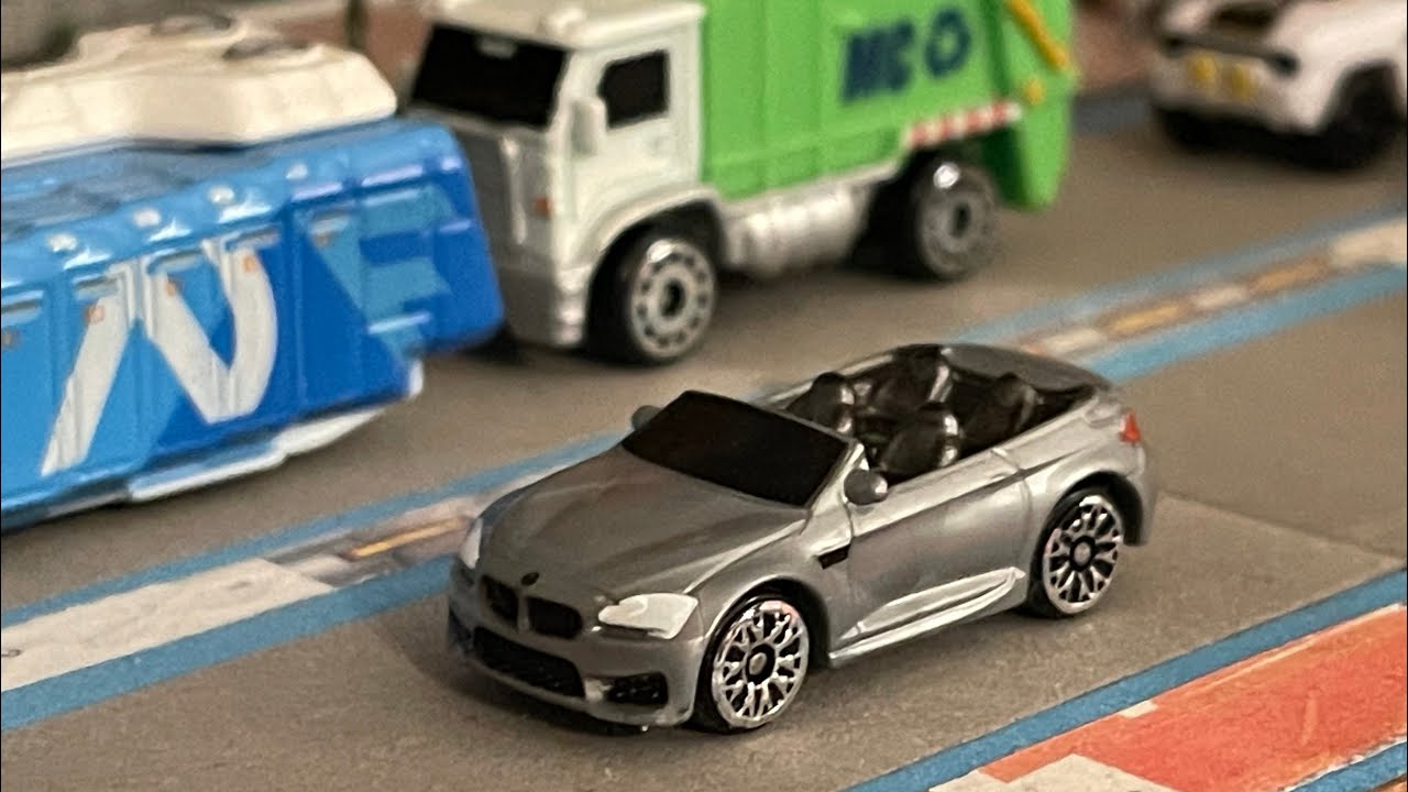 Micromachines Mystery Pack Micro Playset + Vehicle (BMW 2019 Cabrio M6 ...