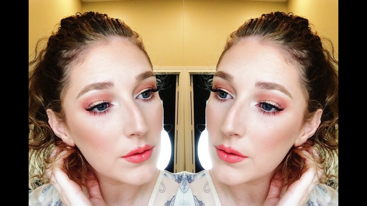Orange, Summery Makeup! Ft. Mac Melon Pigment - YouTube