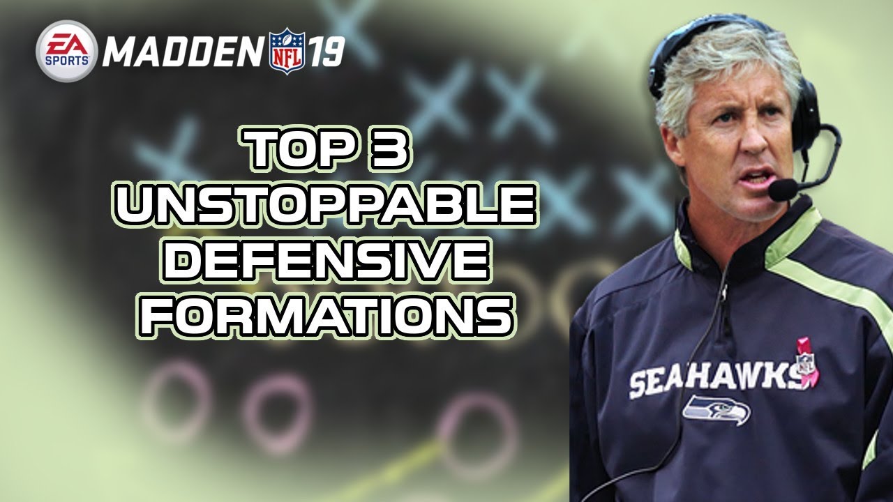 3 UNSTOPPABLE Defensive Formations - Madden 19 tips - YouTube