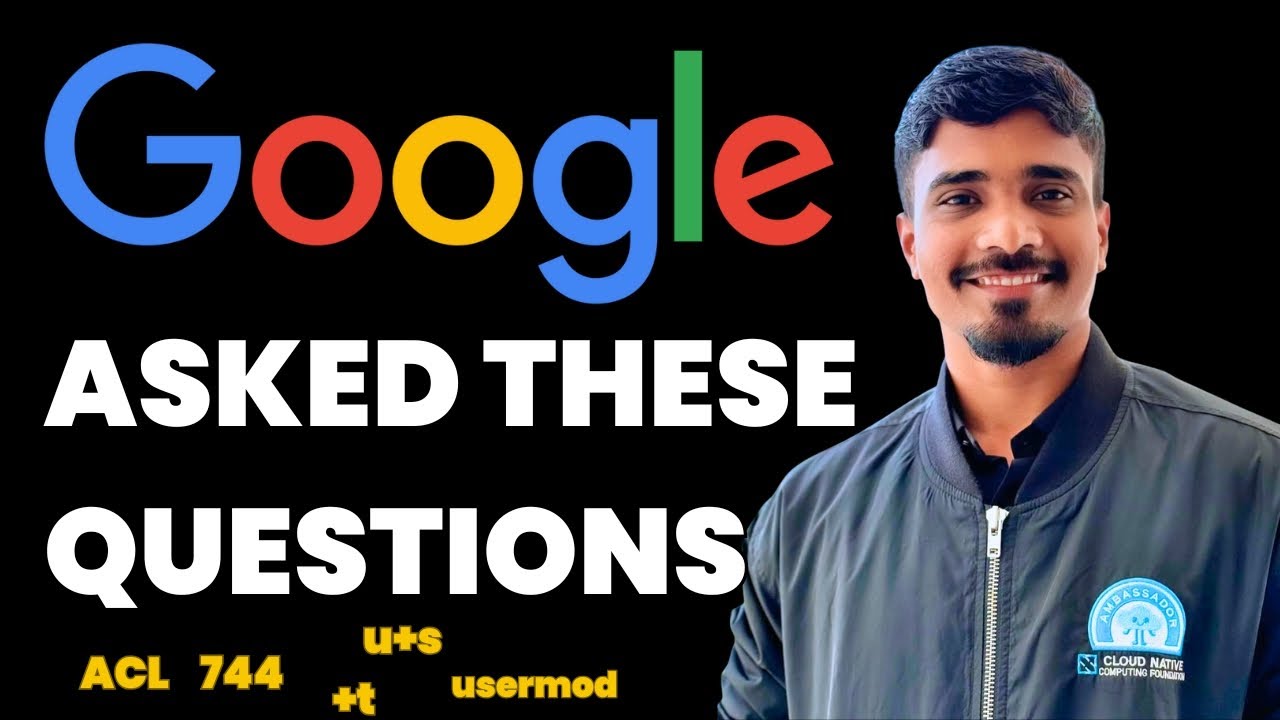 Google asked questions on this topic in my SRE Interview - YouTube