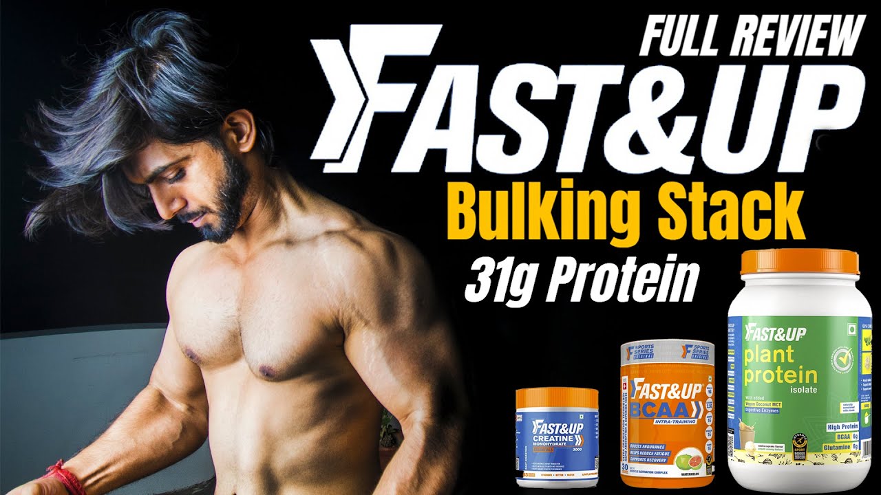 Plant Protein Review | Fast&Up 100% Plant Based Protein Powder for ...