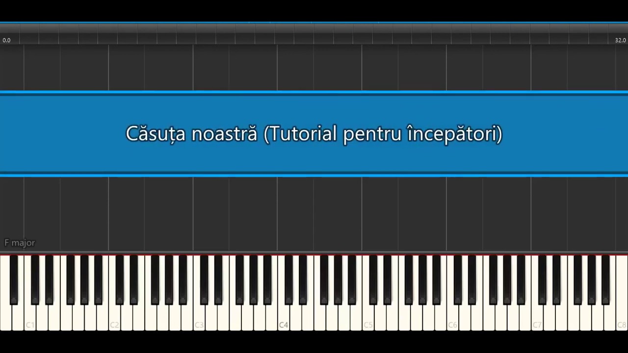Casuta noastra Tutorial Orga Acordeon Incepatori - YouTube