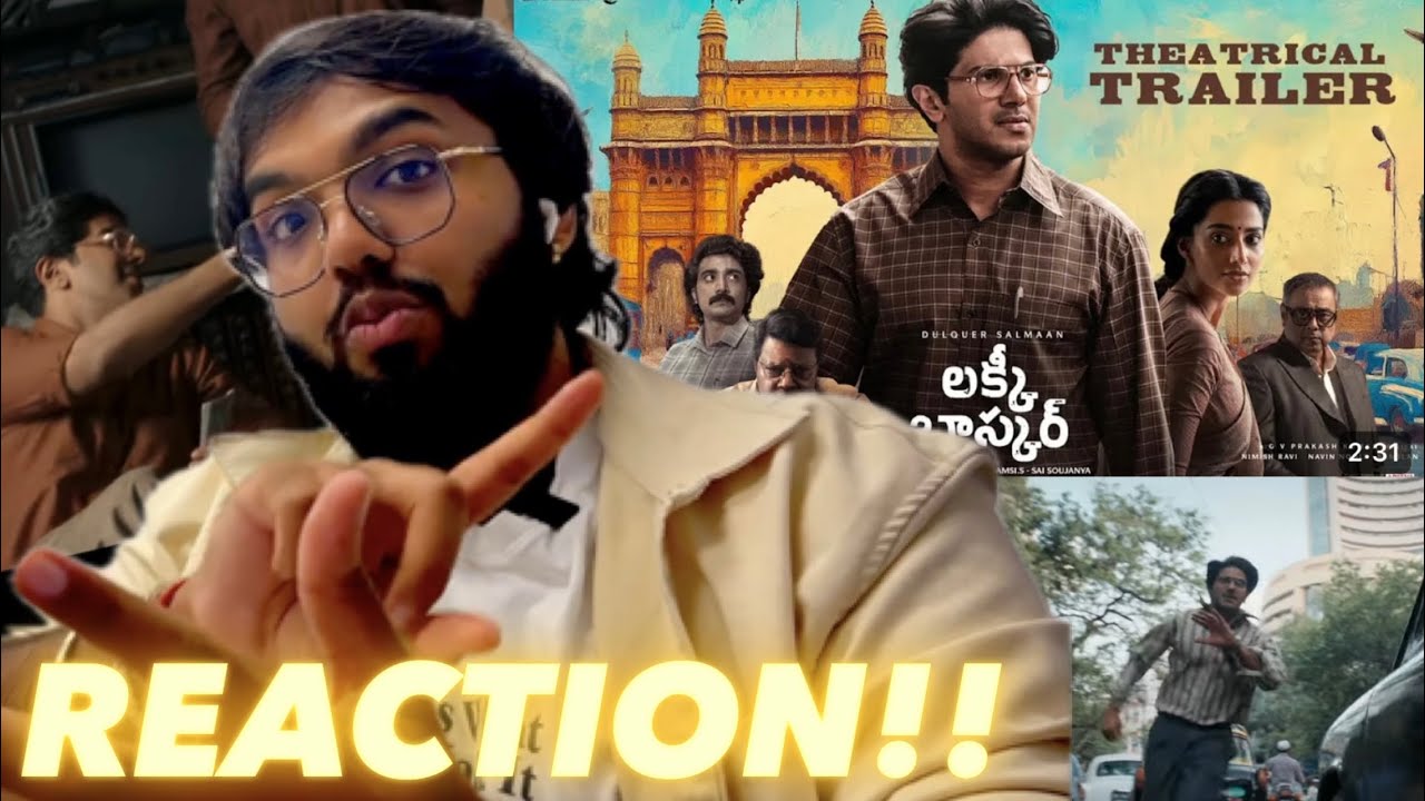 Lucky Bhaskar, Exciting Premise & Character Arc ( REACTION!! ) - YouTube