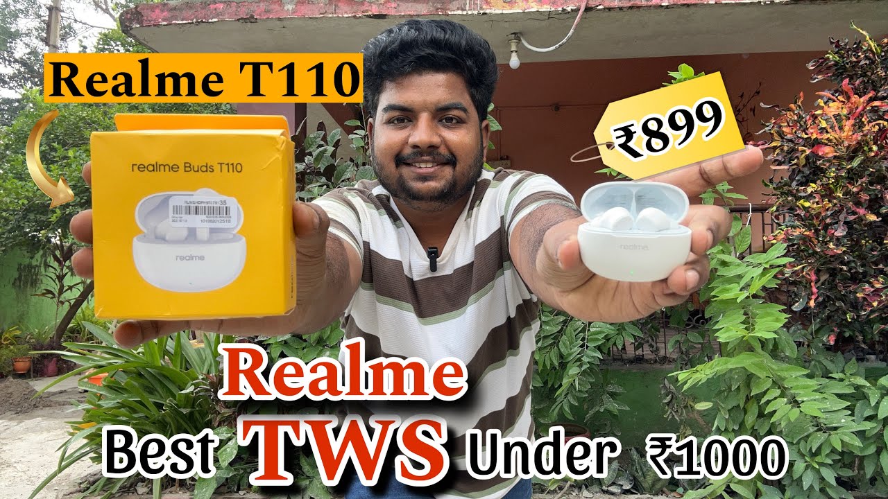 Best TWS under ₹1000 | Realme T110 Earbuds ⚡️Unboxing & Review - YouTube