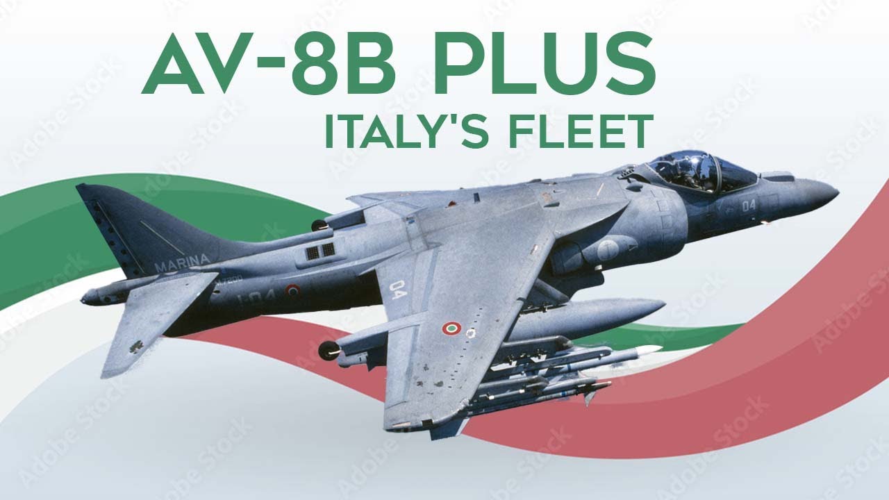 Italy's AV 8B Plus Fleet Still The Backbone Of Naval Aviation - YouTube
