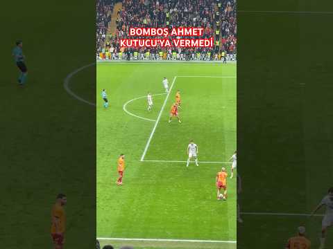 Ahmet Kutucu boş pozisyonda iken Barış Alper Yılmaz pası vermedi.