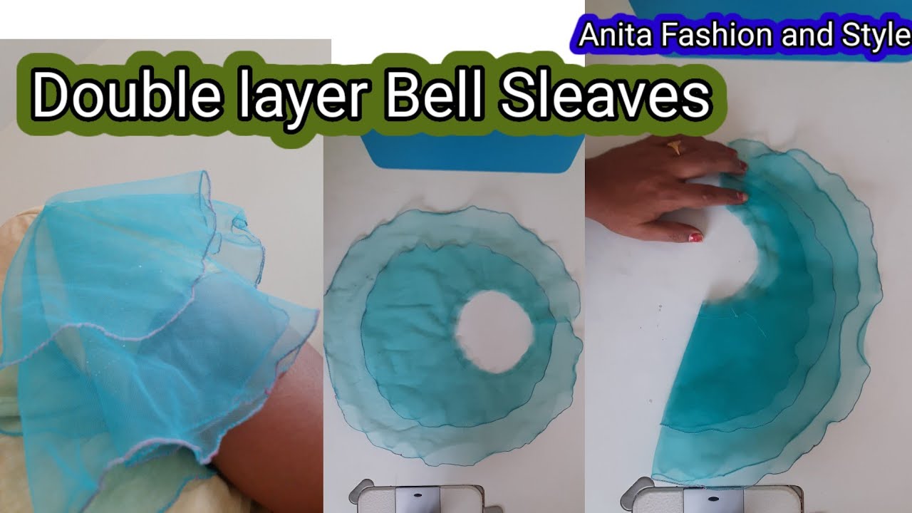 Double layer umbrella sleaves cutting ️ stitching. डबल लेअर अंब्रेला ...