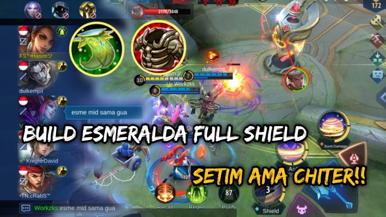 Bug Esme Full Sheild!! Build Esmeralda Tersakit 2020 Terbaru - Top ...