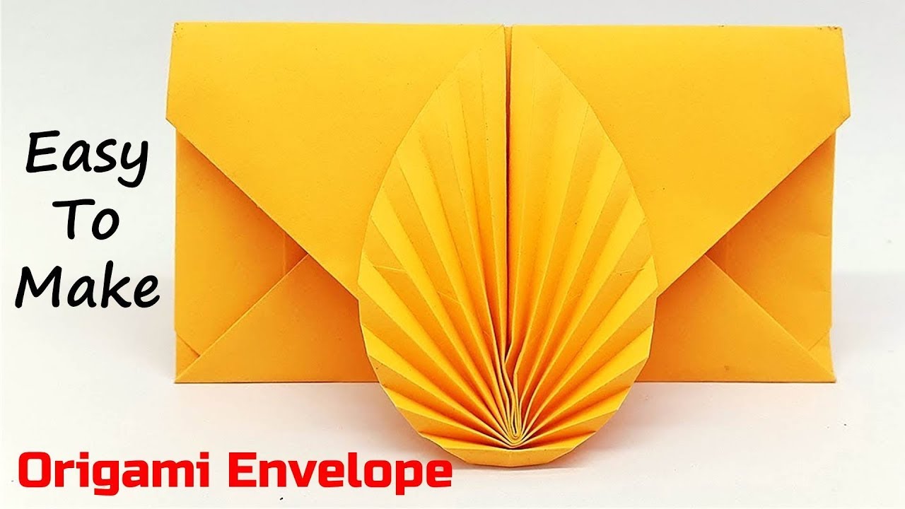 How to Make an Envelope Out of Paper No Tape or Glue | Fold Paper into ...