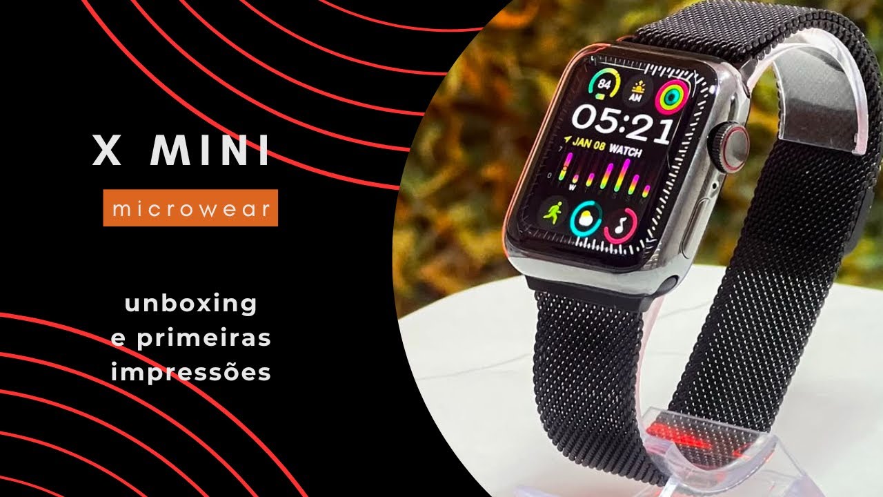 Microwear X Mini 38mm: O Smartwatch Mini Compacto que Surpreende! 🔥📦 ...